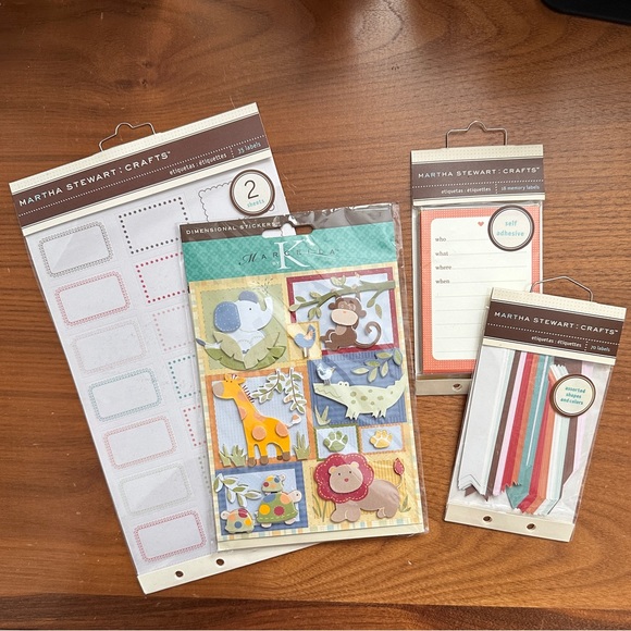 Martha Stewart | Office | Set Of 4 Martha Stewart Crafts Labels ...